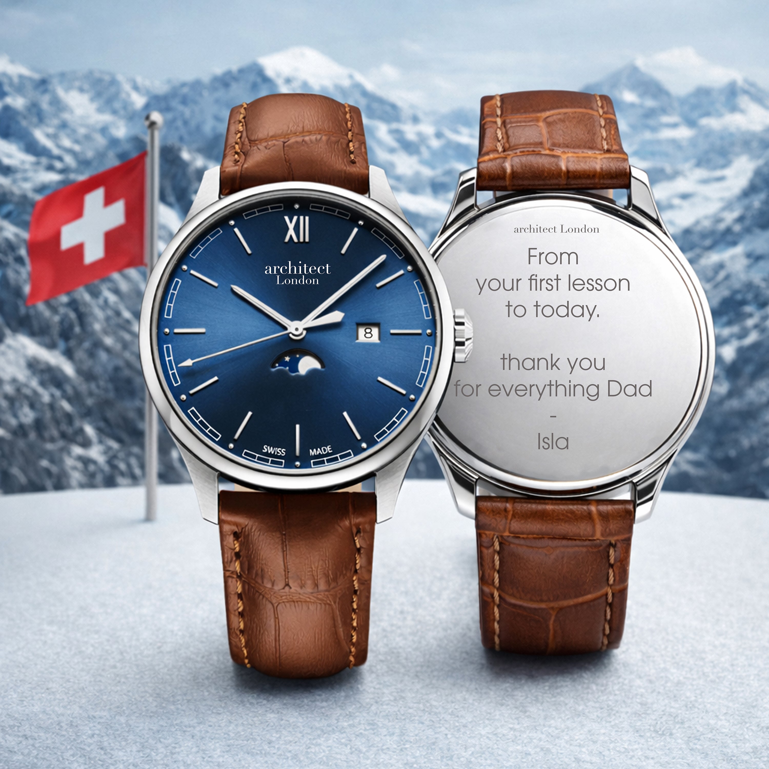 Swiss Personalised Men’s Watches | Engraved Luxury Watch Gifts ...